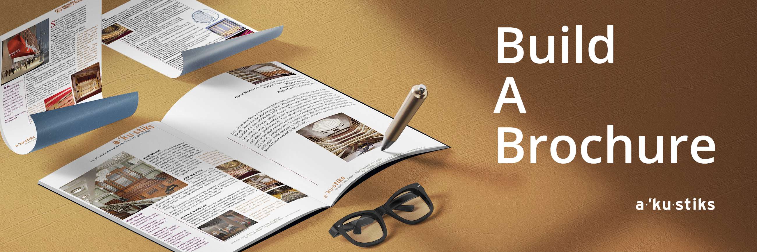 Build a Brochure | a•’ku•stiks